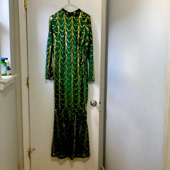 Ashley Stewart | Dresses | Nwt Ashley Stewart Sequined Mesh Mermaid ...